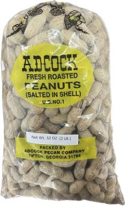 Fresh Roasted Salted Peanuts in Shell 2lbs | Adcock Pecans