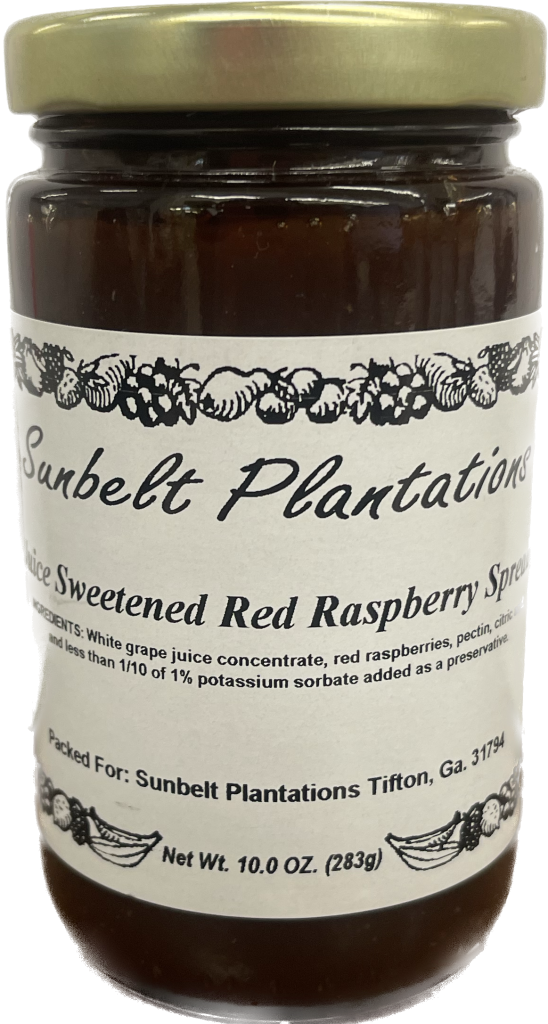 Juice Sweetened Red Raspberry Spread | Adcock Pecans